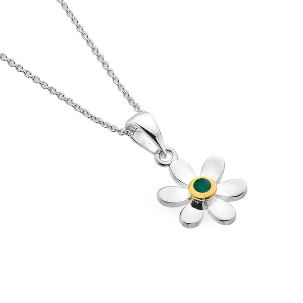 Daisy Emerald Necklace | May Birthstone Jewellery – Cotswold Jewellery