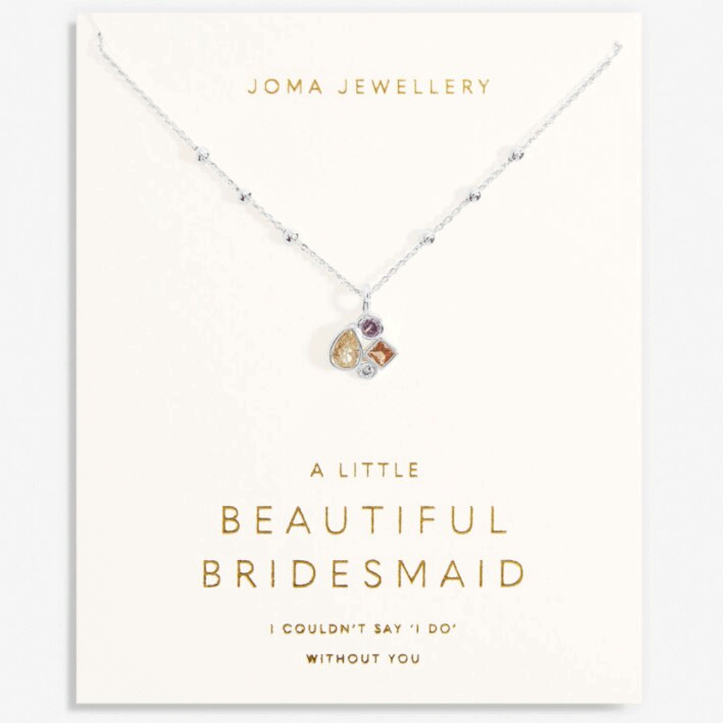 Joma Jewellery Bridal Beautiful Bridesmaid Necklace Cotswold Jewellery