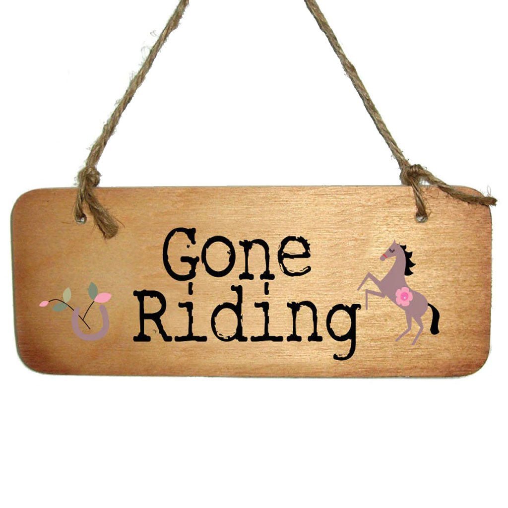 Gone Riding Sign | Cotswold Jewellery